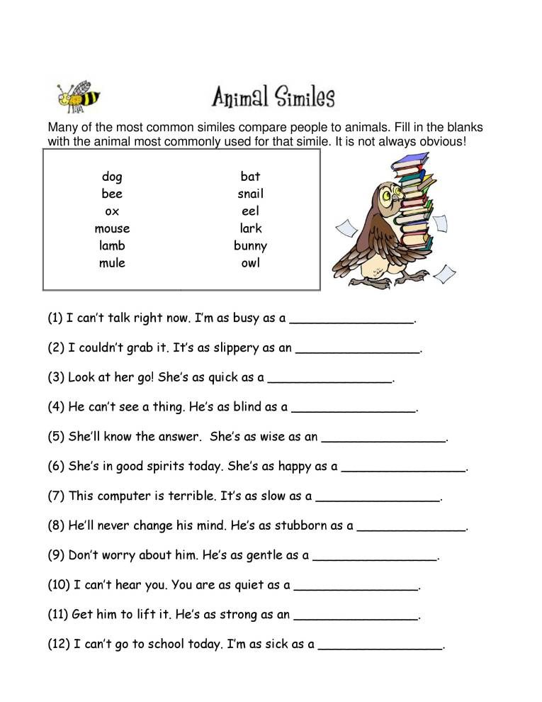 English Similes - Notes - MyPrivateTutor Malaysia