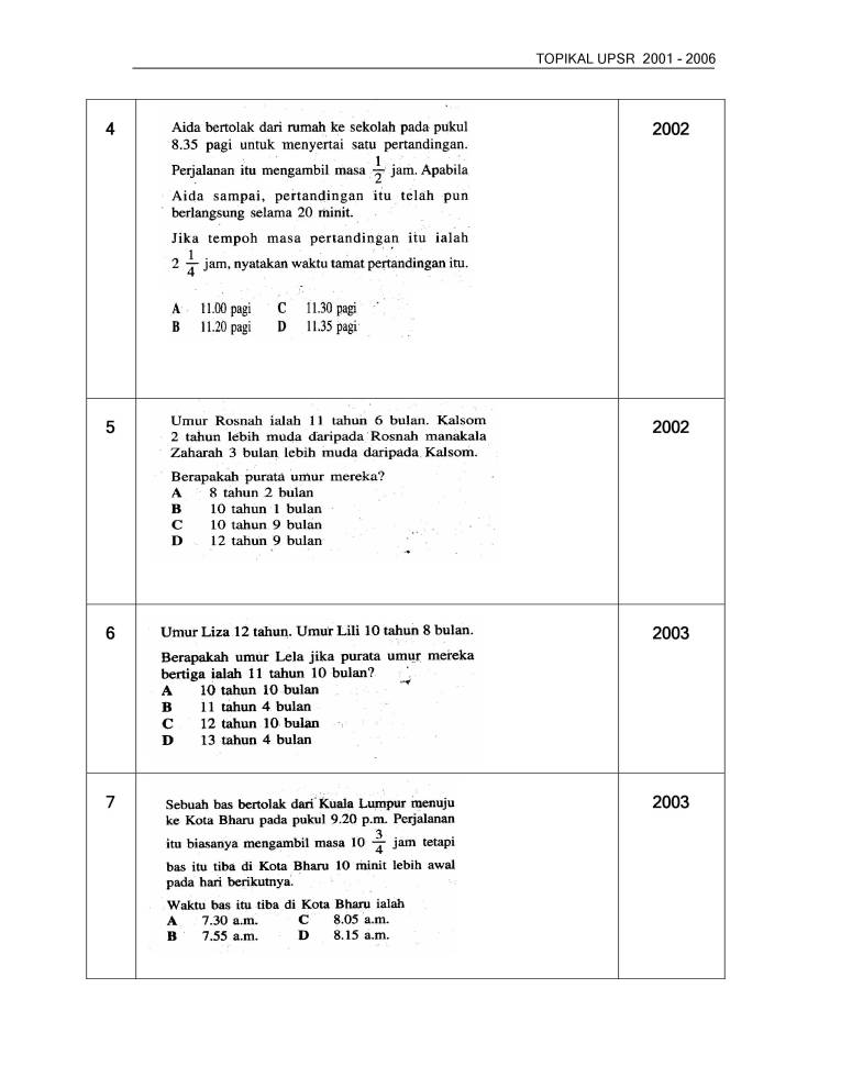 Basic Mathematics In Bahasa Malaysia For Mid School - Notes ...