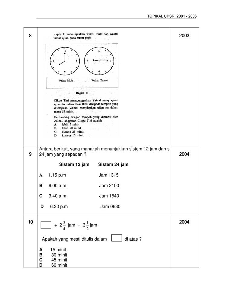 Basic Mathematics In Bahasa Malaysia For Mid School - Notes ...