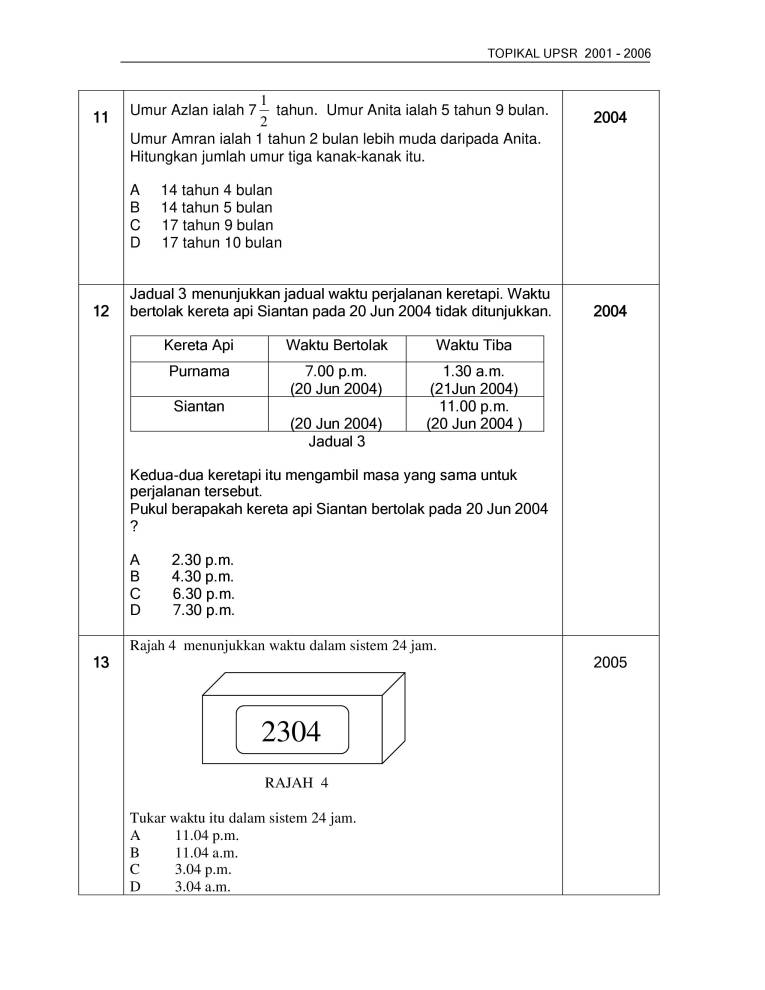 Basic Mathematics In Bahasa Malaysia For Mid School - Notes ...