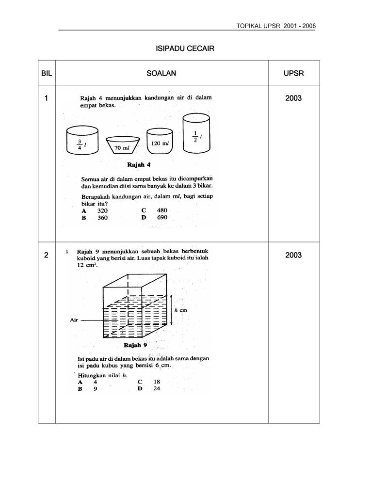 Basic Mathematics In Bahasa Malaysia For Mid School - Notes ...