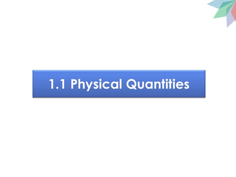 Fundamental Physics : Physical Quantity And Measurements - Notes ...