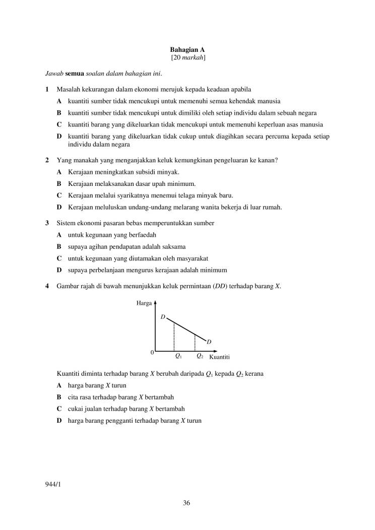 Sukatan Pelajaran Dan Peperiksaan STPM Ekonomi - Notes - MyPrivateTutor ...
