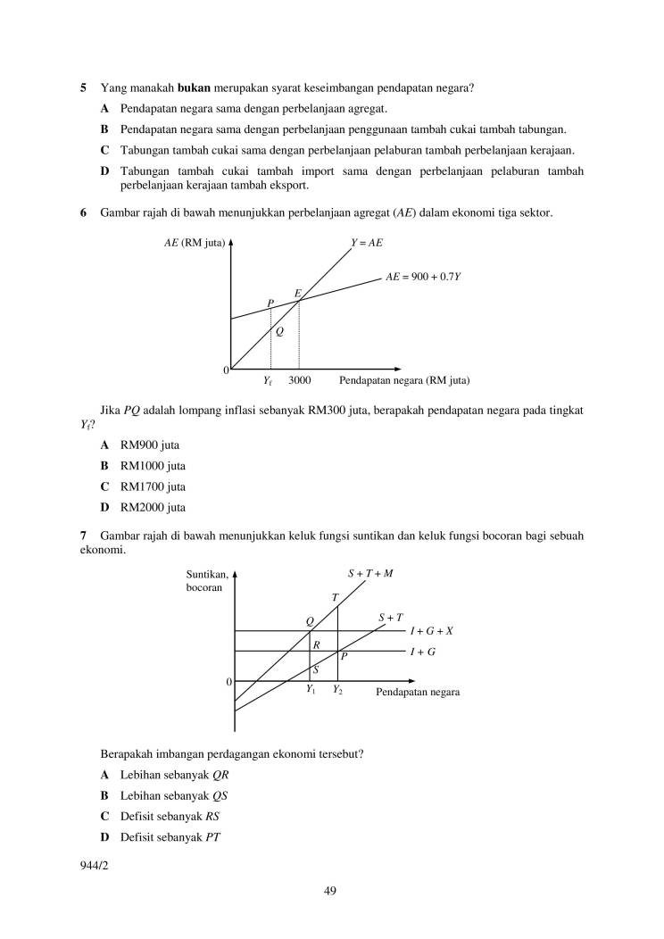 Sukatan Pelajaran Dan Peperiksaan STPM Ekonomi - Notes - MyPrivateTutor ...