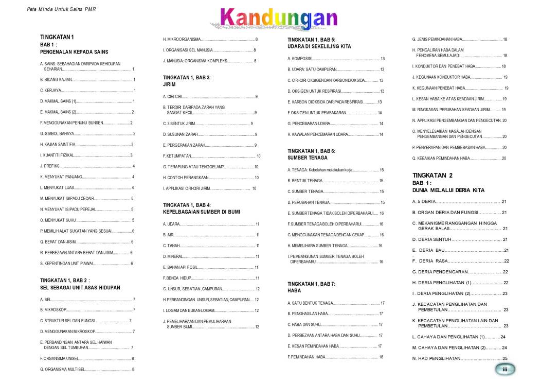 Notes On Form 1- SAINS- BAB 1-7 - Notes - MyPrivateTutor Malaysia