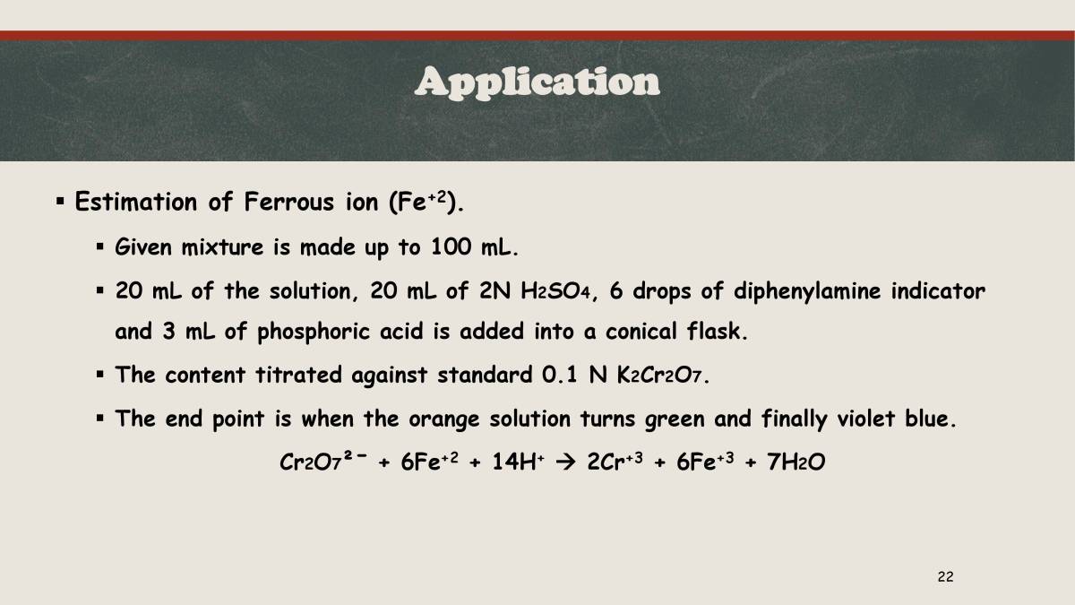 Notes On Redox Titration - Notes - MyPrivateTutor Malaysia