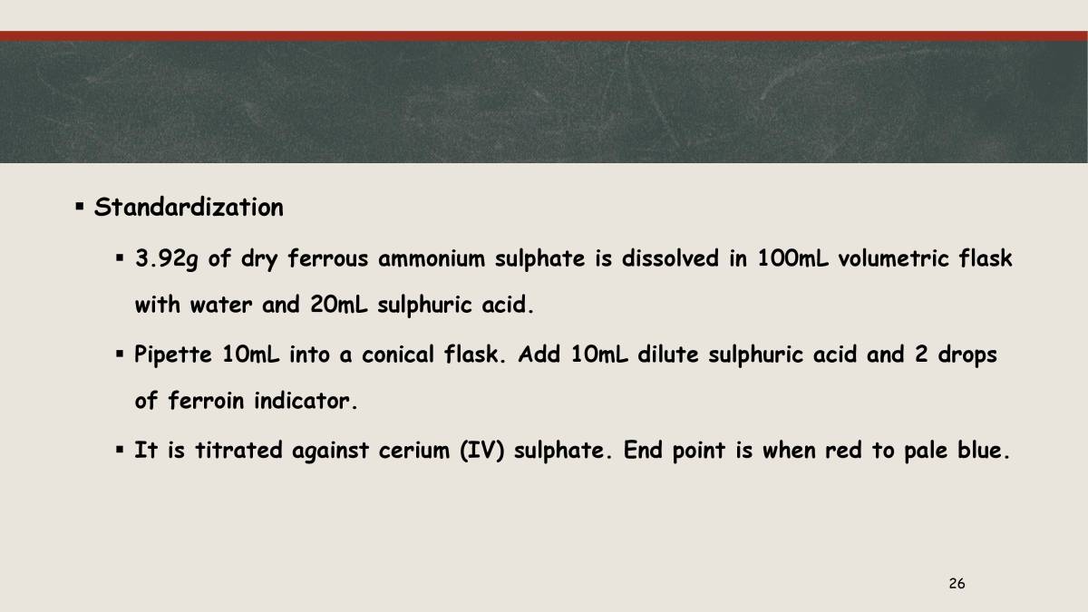 Notes On Redox Titration - Notes - MyPrivateTutor Malaysia