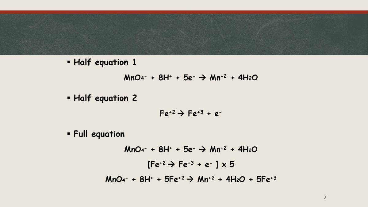 Notes On Redox Titration - Notes - MyPrivateTutor Malaysia