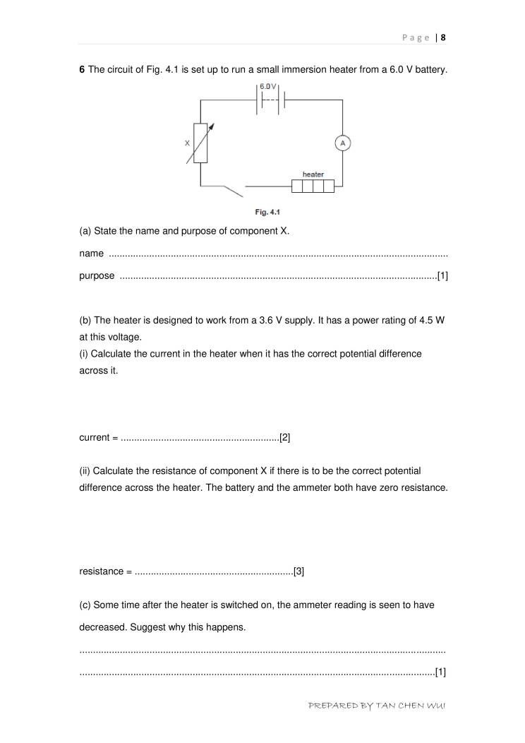 IGCSE Physics Revision Notes AND Pass Year Question Compilation - Notes ...