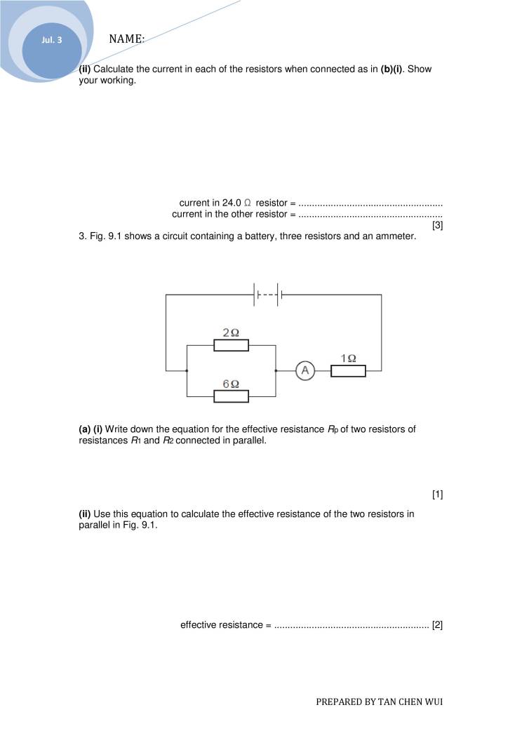 IGCSE Physics Revision Notes AND Pass Year Question Compilation - Notes ...