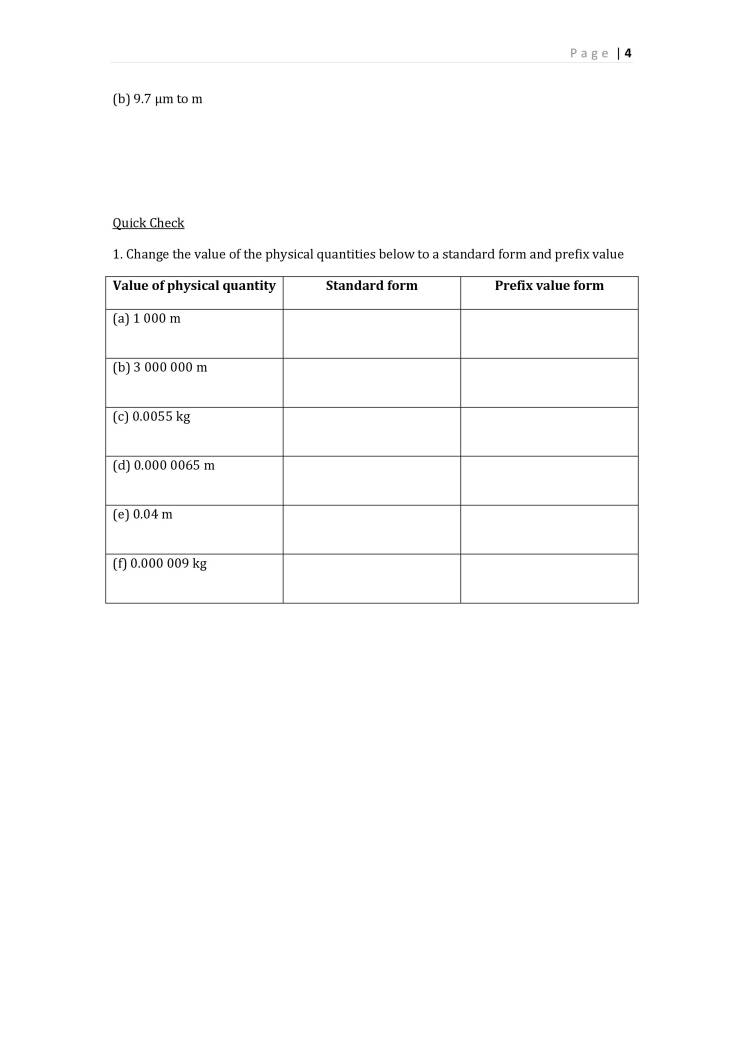 F1 Science Notes - Notes - MyPrivateTutor Malaysia