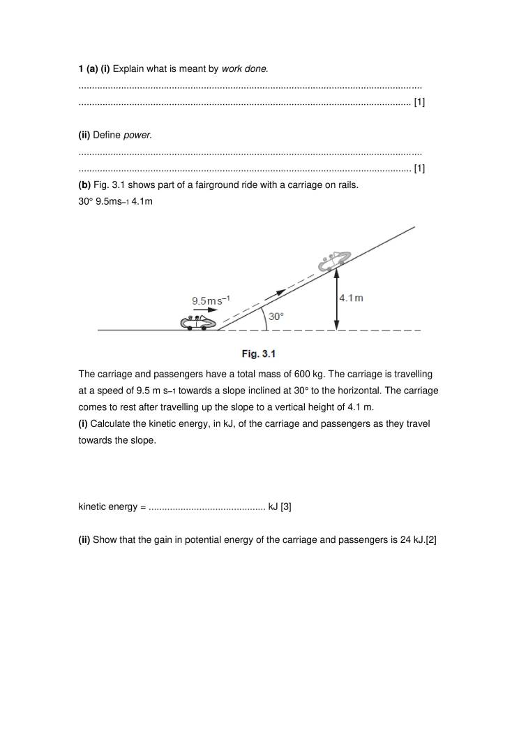 Notes On Energy And Motion - Notes - MyPrivateTutor Malaysia
