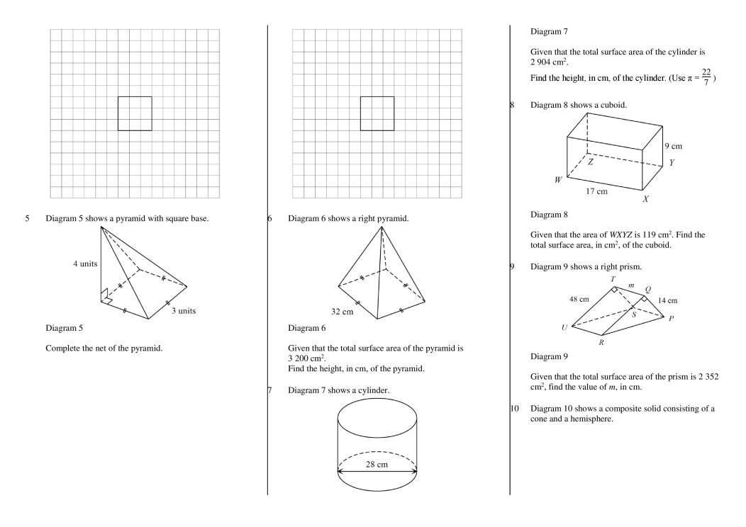 Mathematics Revision PT1 Students - Notes - MyPrivateTutor Malaysia