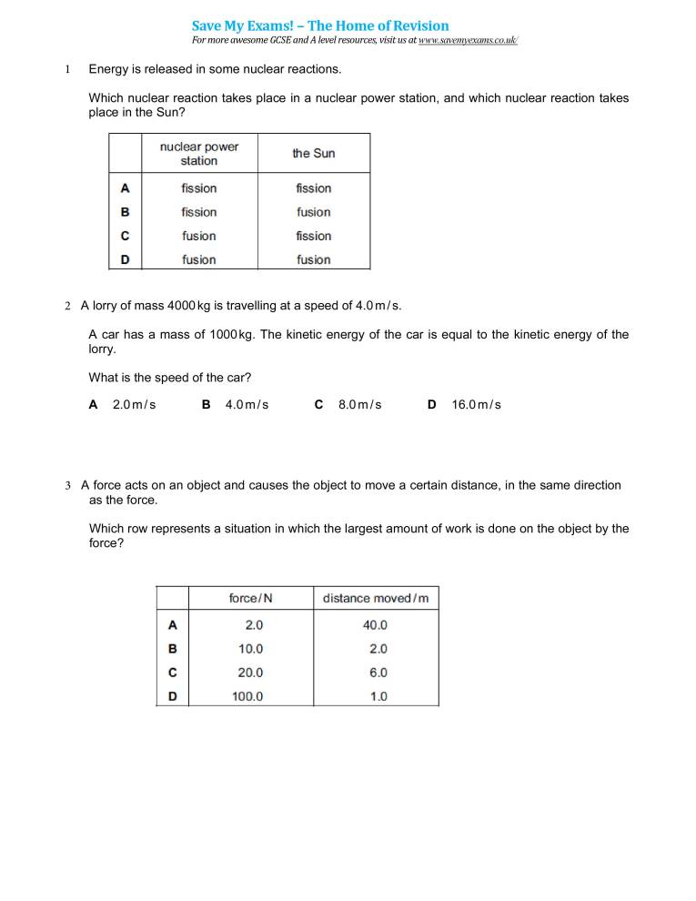 IGCSE Physics Notes - Notes - MyPrivateTutor Malaysia