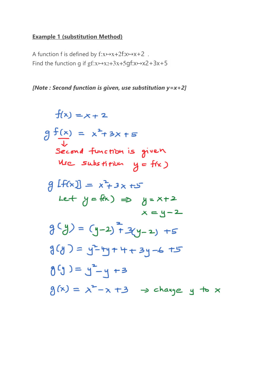 Study Notes for Mathematics - Download Free Study Notes - MyPrivateTutor