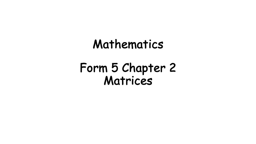 Study Notes for Mathematics - Download Free Study Notes - MyPrivateTutor