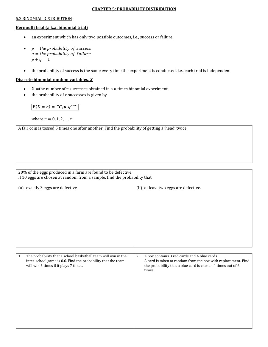 SPM KSSM Additional Mathematics Chapter 5 - Notes - MyPrivateTutor Malaysia