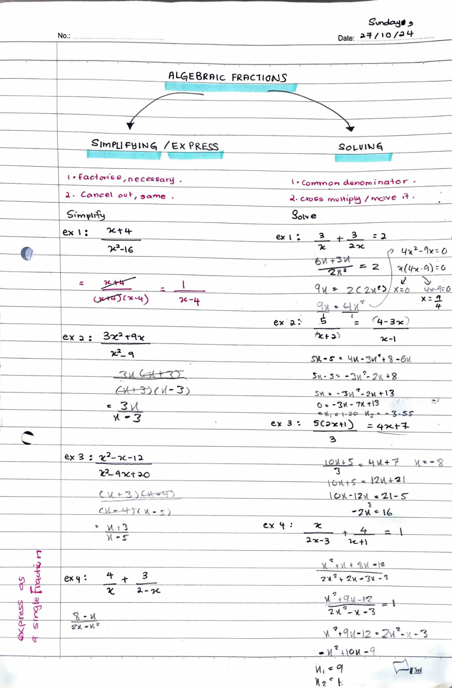 Study Notes for Mathematics - Download Free Study Notes - MyPrivateTutor