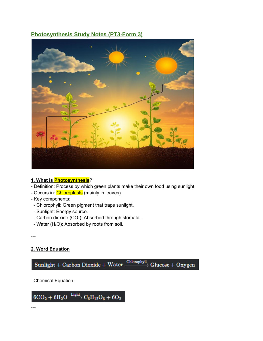 Notes Compiled by MyPrivateTutor Tutors and Institutes - MyPrivateTutor ...