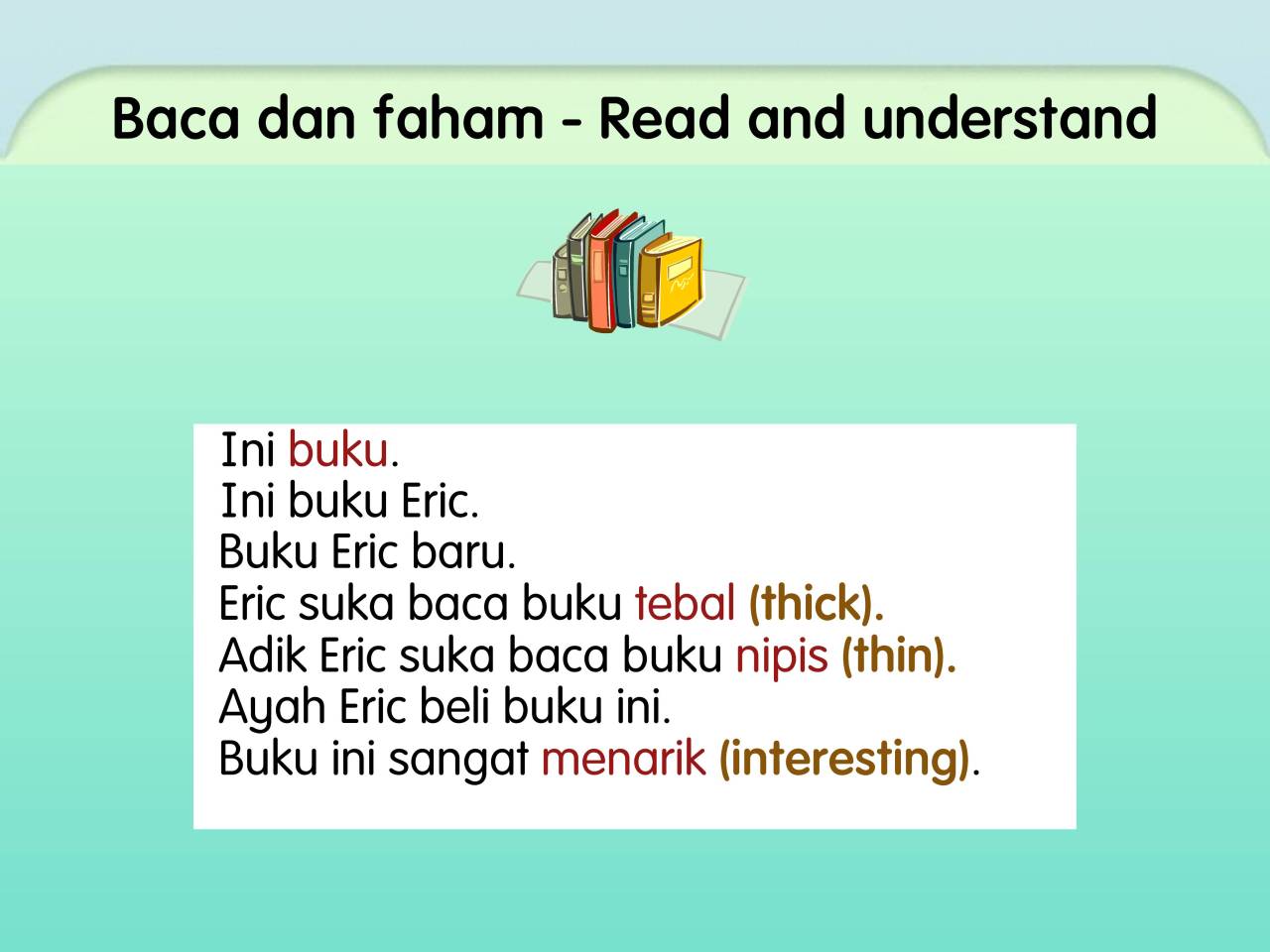Reading Exercise For Bahasa Melayu - PowerPoint Slides - MyPrivateTutor ...