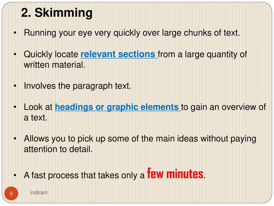 PPT On Reading Skills - PowerPoint Slides - MyPrivateTutor Malaysia