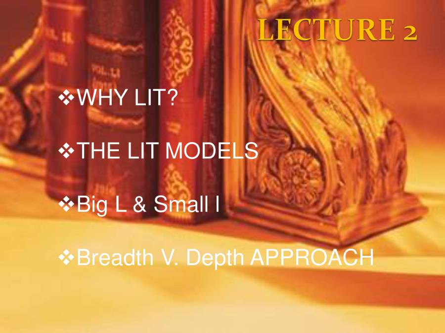 Introduction To Literature - PowerPoint Slides - MyPrivateTutor Malaysia