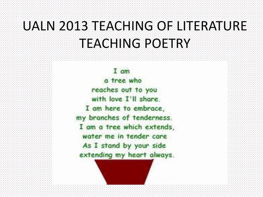 PPT On How To Teach Poetry - PowerPoint Slides - MyPrivateTutor Malaysia