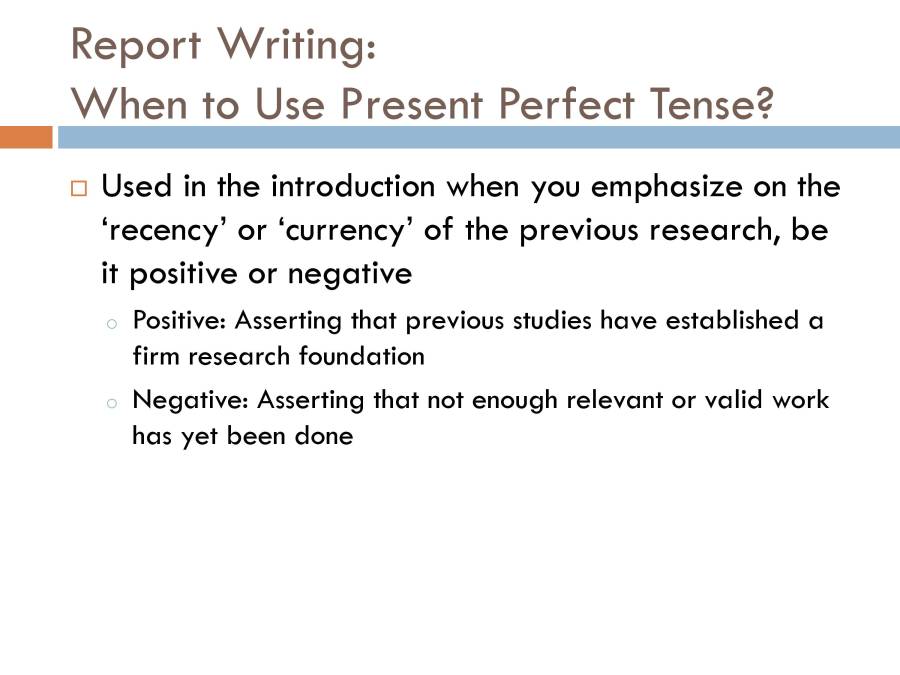 PPT On Organizing And Writing A Long Report - PowerPoint Slides ...