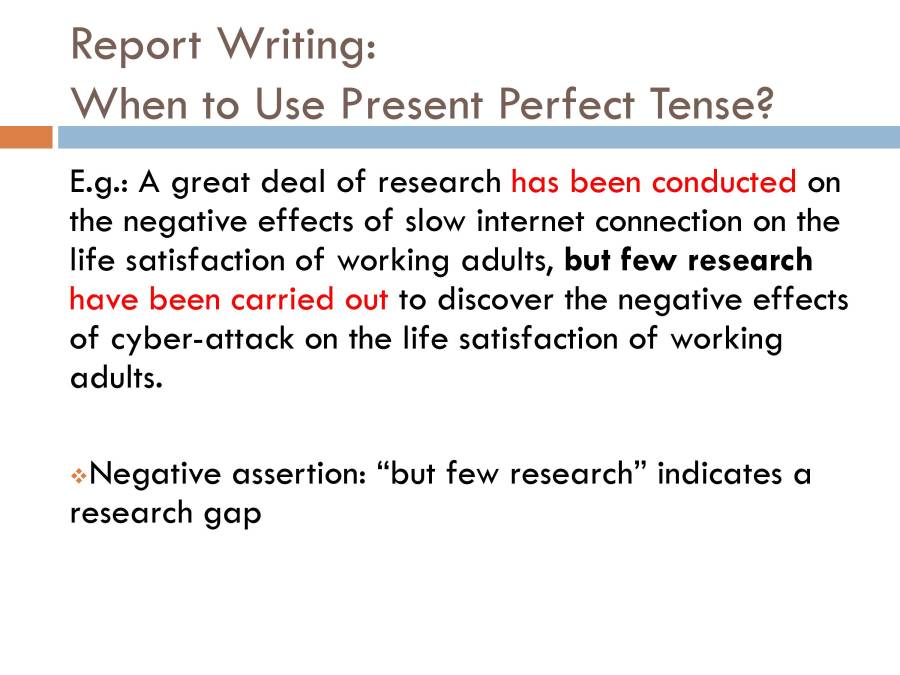 PPT On Organizing And Writing A Long Report - PowerPoint Slides ...