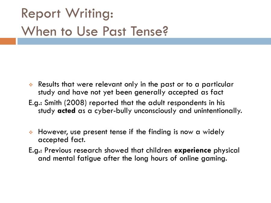 PPT On Organizing And Writing A Long Report - PowerPoint Slides ...