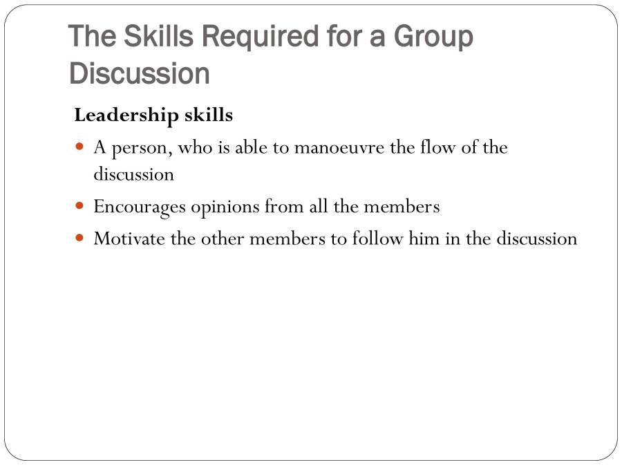 PPT On Group Discussion Skills - PowerPoint Slides - MyPrivateTutor ...
