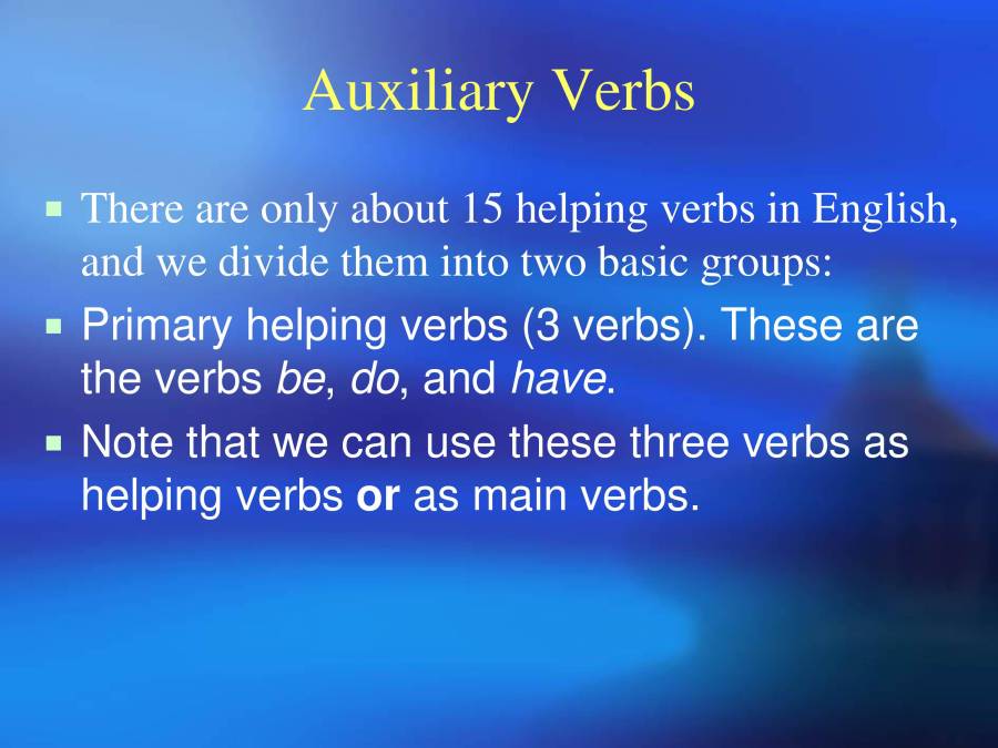 PPT On Modal Auxiliaries Verbs - PowerPoint Slides - MyPrivateTutor ...