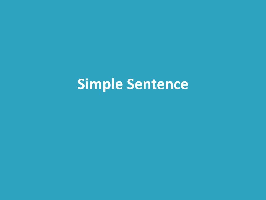Ppt Sentence Structure 4 Types Of Sentences Powerpoint