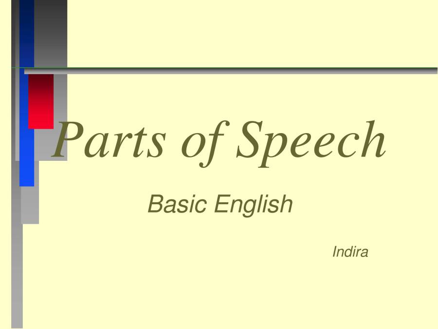 PPT On Parts Of Speech - PowerPoint Slides - MyPrivateTutor Malaysia PPT On Parts Of Speech - PowerPoint Slides - MyPrivateTutor Malaysia