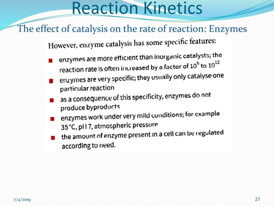 PPT On Reaction Kinetics - PowerPoint Slides - MyPrivateTutor Malaysia