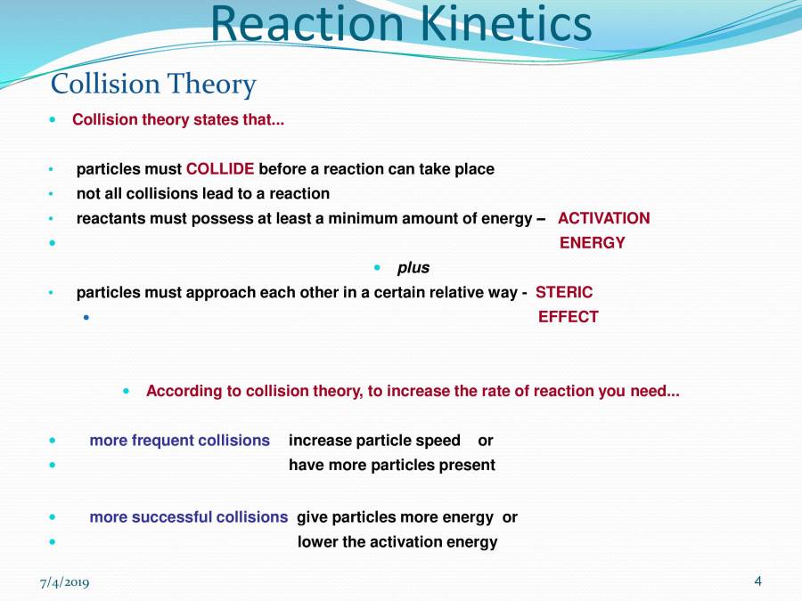 PPT On Reaction Kinetics - PowerPoint Slides - MyPrivateTutor Malaysia