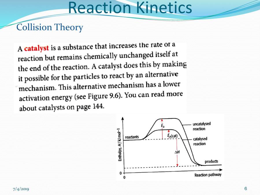 PPT On Reaction Kinetics - PowerPoint Slides - MyPrivateTutor Malaysia