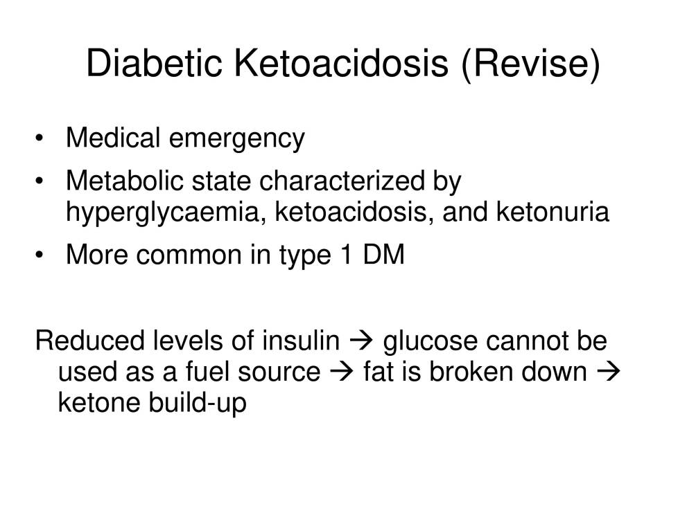 Diabetic Ketoacidosis (DKA) - PowerPoint Slides - MyPrivateTutor Malaysia
