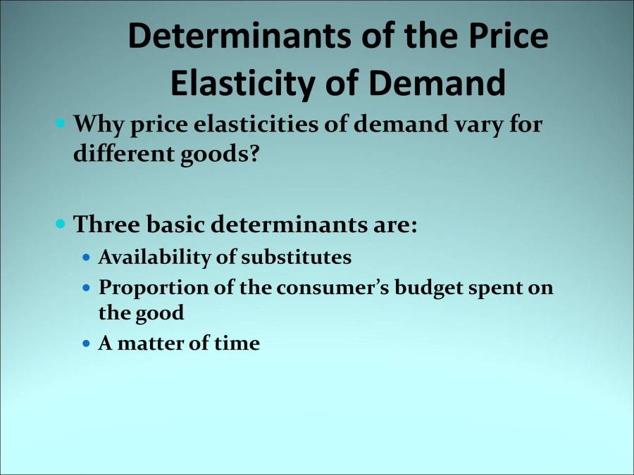 Presentation On AS Econs PED - PowerPoint Slides - MyPrivateTutor Malaysia