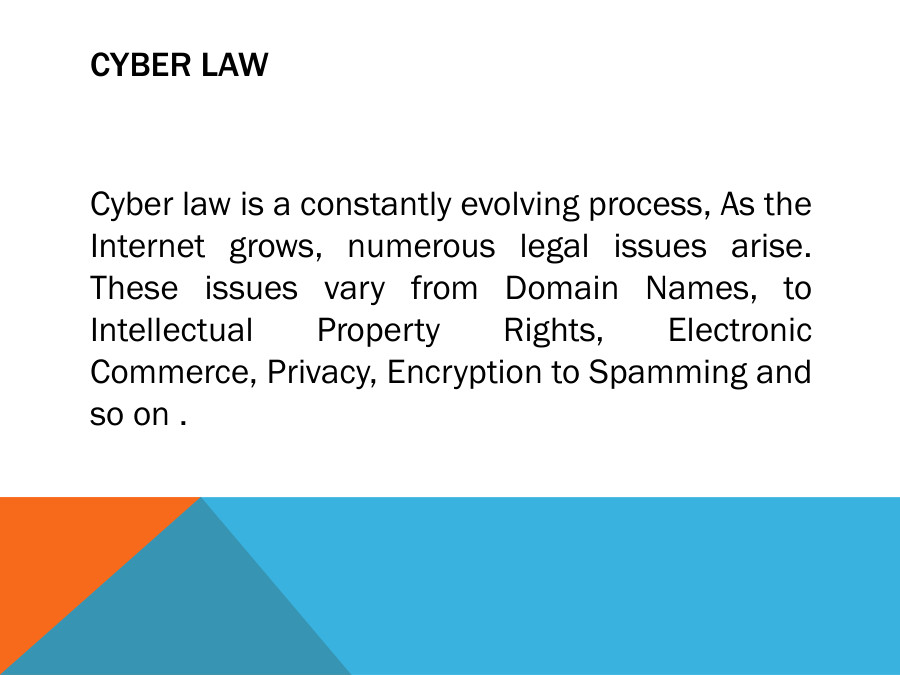 Presentation on Cyber crime and Cyber law - PowerPoint Slides - MyPrivateTutor Malaysia