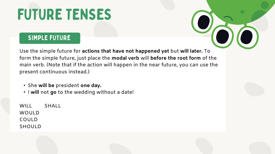 English Grammar (Tenses) - PowerPoint Slides - MyPrivateTutor Malaysia